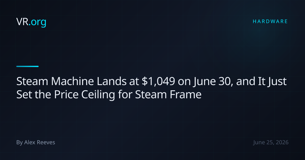 Steam Machine Lands at $1,049 on June 30, and It Just Set the Price ...
